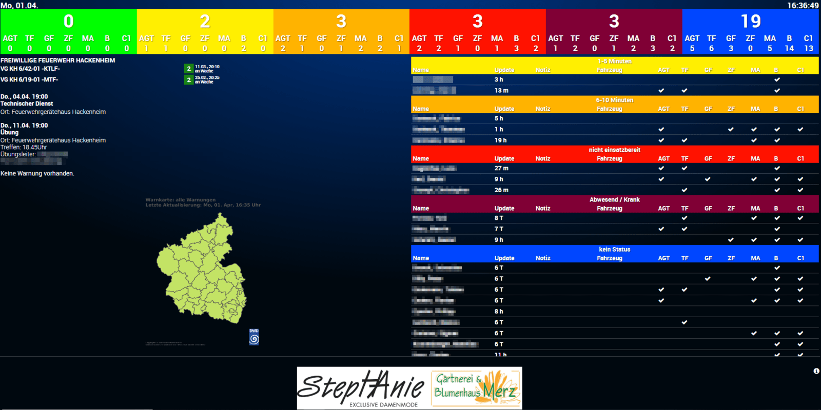 DIVERA 24/7 Wissen wer kommt… – Freiwillige Feuerwehr Hackenheim